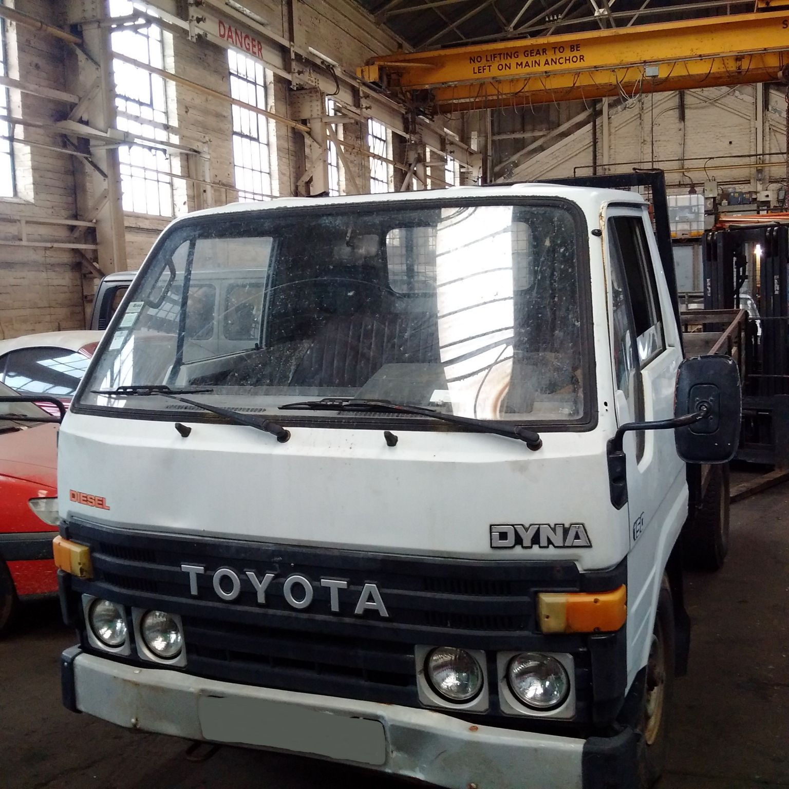 Left hand drive Toyota Dyna 150 LY60 single wheel pick up truck ...